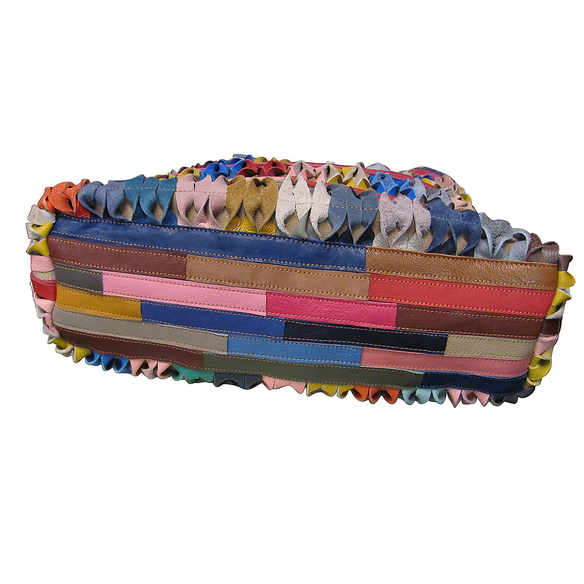 Honeycomb Leather Tote Bag (#1915-9)