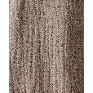 little planet by carter's unisex-baby Organic Cotton Gauze Overall Jumpsuit, Brown, 6 Months