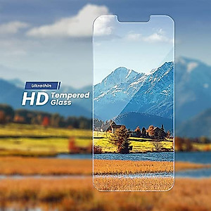 Mkeke Compatible for iPhone 13 Screen Protector/iPhone 13 Pro Glass Screen Protector Tempered 6.1 inch 3-Pack