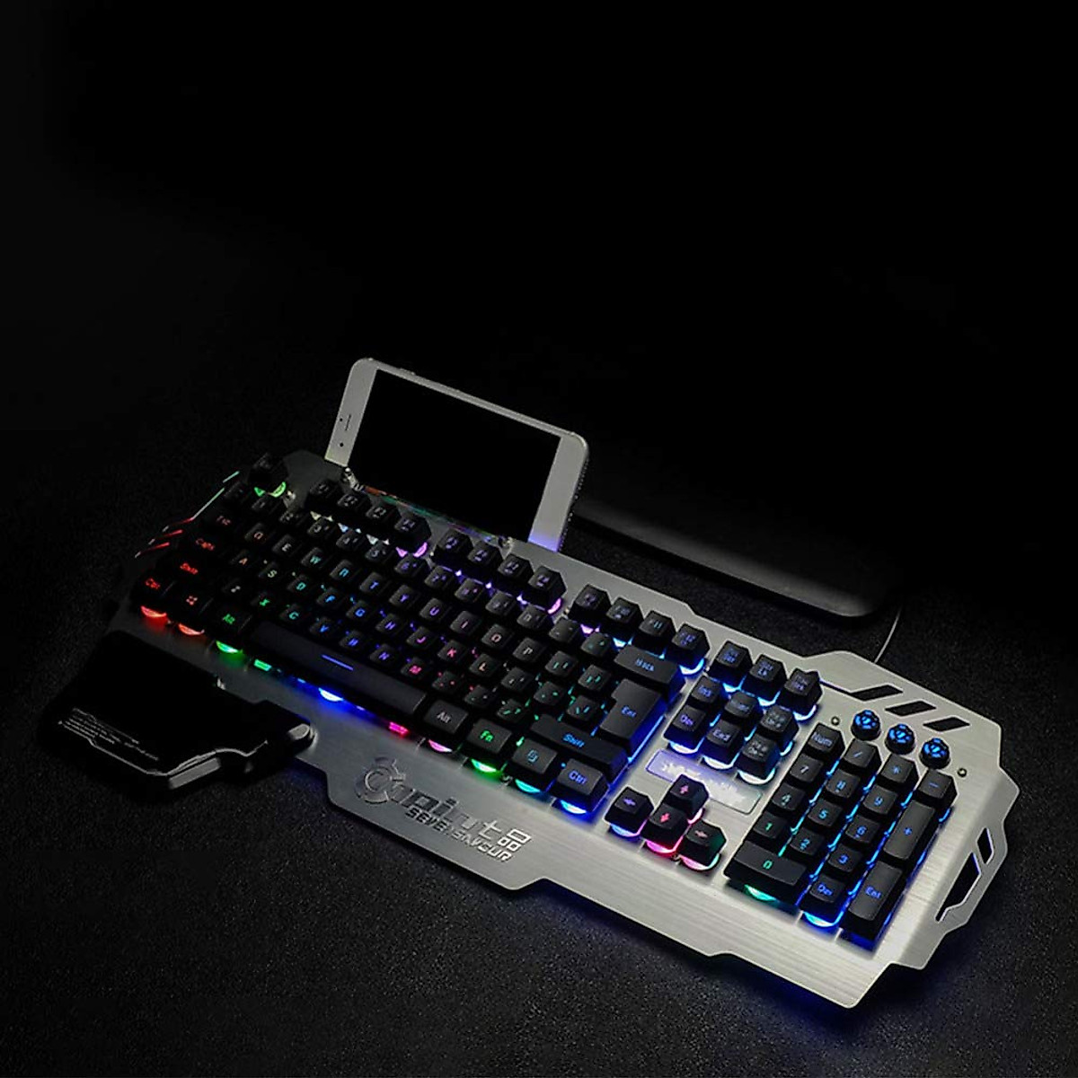SOLUSTRE Gaming backlit keyboard wireless keyboards Laptop Keyboard keybar Laptop Accessory Notebook Keyboard desktop keyboard keybord wireless keyboard for laptop Metal Accessories abs