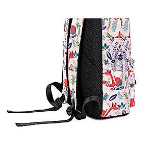 Wadirum Stylish Women Backpack Purse Cute Girl Laptop Schoolbag Fox