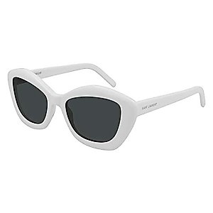 SAINT LAURENT SL 423 Ivory/Grey/Solid One Size