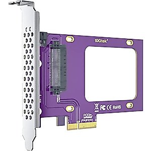 PCIe 3.0 to U.2 SFF-8639 Adapter, X4, for 2.5’’ U.2 NVMe SSD or 2.5" SATA SSD