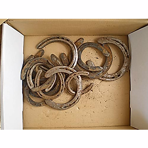 Vintage Used Horseshoes- lot of 2 - The Heritage Forge Nails Removed