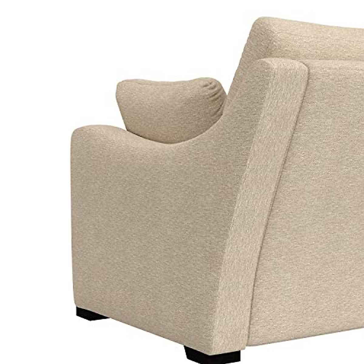 Hillsdale York Upholstered Modern Sectional Sofa Fabric Couch, Sand