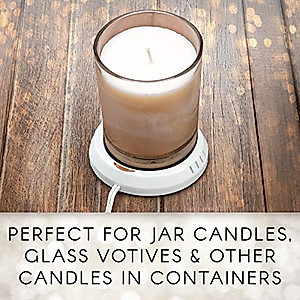 Darice 1199-15, Large Jar Warmer, 1 Pack, White