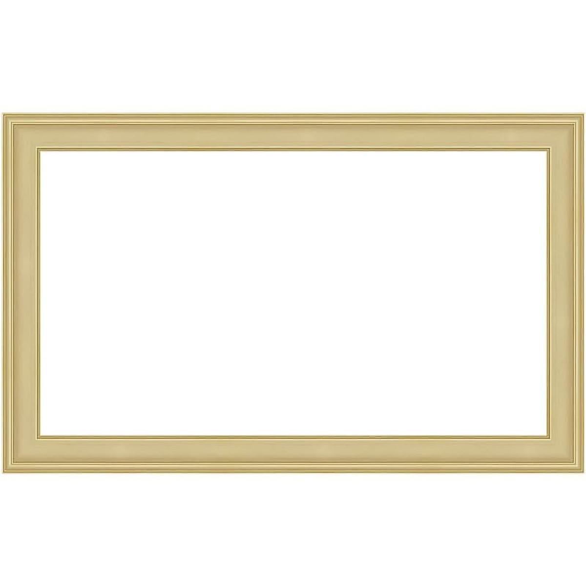 Frame My TV Deco TV Frames - Antique White Smart Frame Compatible ONLY with Samsung The Frame TV (55", Fits 2021-2025 Frame TV)