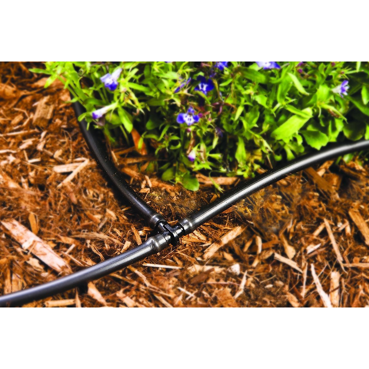 USA MADE - Irrigation Drip Line Emitter Tubing 100', 12" Emitter Spacing, 1/4" .52 GPH, color black (.170 ID x 240 OD)