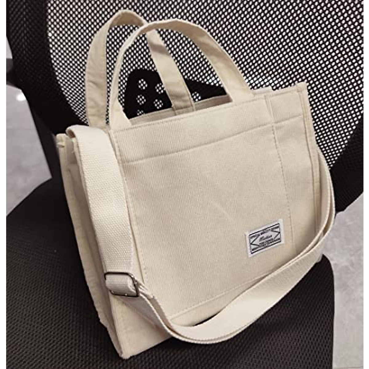 Corduroy Tote Bag for Women Small Satchel Shoulder Crossbody Bag Hobo Bag for Work School Travel 2023