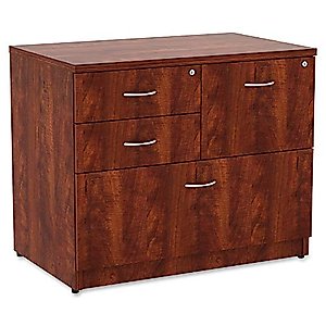 Lorell Prominence Lateral File, Cherry Laminate Top