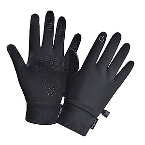 EAGLEFLY Winter Womens Gloves Touch Screen Water Resistant Warm Gloves for Outdoor Walking,Riding,Cycling,Running and Driving for Men and Women tactical gloves (Black small)