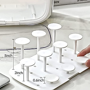 Display case for Figures with Light Adjustable Display Stand Clear Acrylic Display Box with Door Dust and Moisture Proof Suitable for Lego Collectibles Action Figures Pop Mart