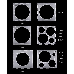 Auihiay 12 Holes Balloon Sizer Cube Box Collapsible Plastic Box Measurement Tool for Party Birthday Wedding Balloon Decorations Creating Balloon Arch Columns(2-12 Inch)