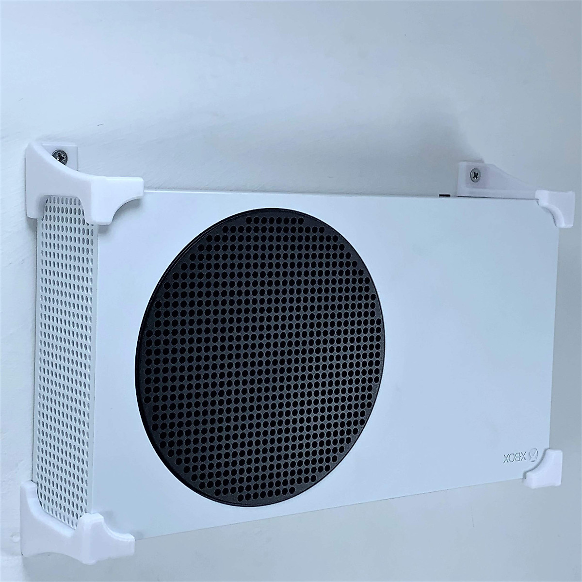 3D Cabin Product Compatible with The Xbox Series S Wall Mount Wall Bracket Holder Four Corner Black