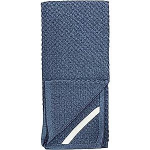 Set of 5, 100% Ring-Spun Cotton Terry Oversized Kitchen Towel, Hand Towel with Hanging Loop, 450 GSM Ultra Absorbent, Heavy Duty, Maximum Softness, Great for Kitchen or Household Size: 16” x 26”