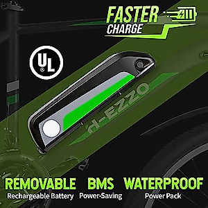 FEOFFY Electric Bike for Adults 350W Electric Bikes 26" Electric Mountain Bike Shimano 21 Speed Gears Electric Bicycle 36V 10.4Ah Removable Battery,Free Lock (350W36V)