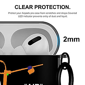 Gedicht for Airpods Pro 2nd Generation Case 2022 Air Sports Shoes, Protective TPU Soft Cases Cover Rugged for Apple Airpod Pro 2 with Keychain for Women Men，Black Blue