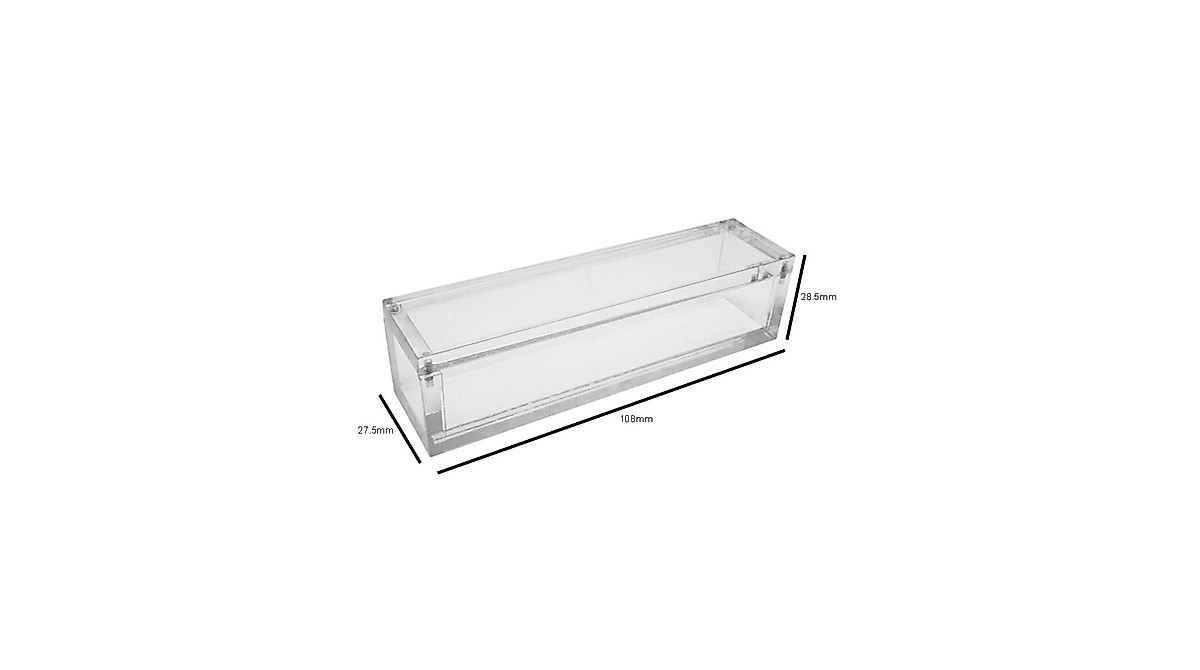 Acrylic Dice Display Box Set - Clear Magnetic Storage Cases for Games