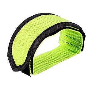 EVTSCAN Bicycle Pedal Toe Clip, Fixed Gear Fixie Road Bike Bicycle Cycling Adhesive Pedal Toe Clip Strap Belt