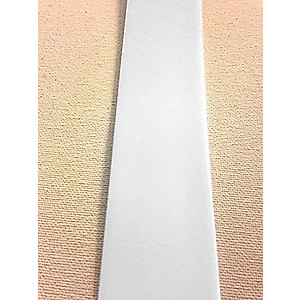 NickHouse 2" x20' ft Vinyl Outdoor Patio Lawn Furniture Repair Strap Strapping Matte Finish (White) + 20 Free Rivets!