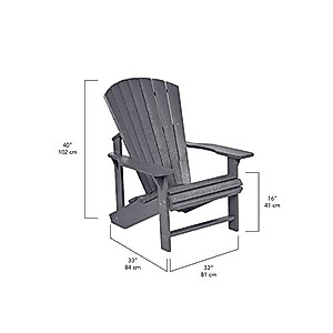 C.R. Plastics Generation Adirondack Chair (Navy)