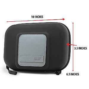 USA GEAR Case for Medical Thermometer - Thermometer Case for Temporal Scanner Thermometer, Infrared Thermometer, Ear Thermometer Compatible with Braun ThermoScan, Goodbaby, QQcute, Exergen and More