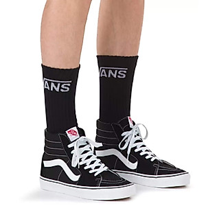 Vans | Classic Crew Socks, 3 Pair Pack (Assorted - Black, Grey, White, 9.5-13)