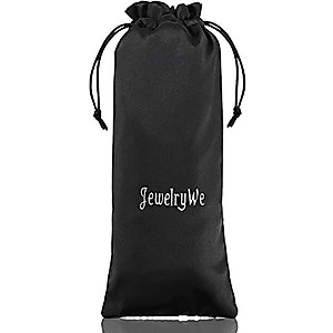 JewelryWe 3 Colors Cosmetic Beauty Makeup Minerals Powder Brush Travel Retractable Kabuki Brush,Foudation Blush Brush Cosmetic Tool (3pcs)