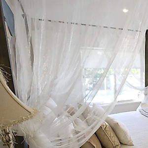 Camp Mosquito Net, Ultra Large Mosquito Net Camping Tent for Camping, Finest Holes Mesh 20, Square Netting Curtain for Bunk Bed, Camping, Bedding, Patio, Easy Installation, Storage Bag 200*200*180cm