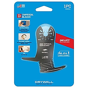Imperial Blades IBOA800-1 One Fit 4-IN-1 Features Drywall Blade, 1PC