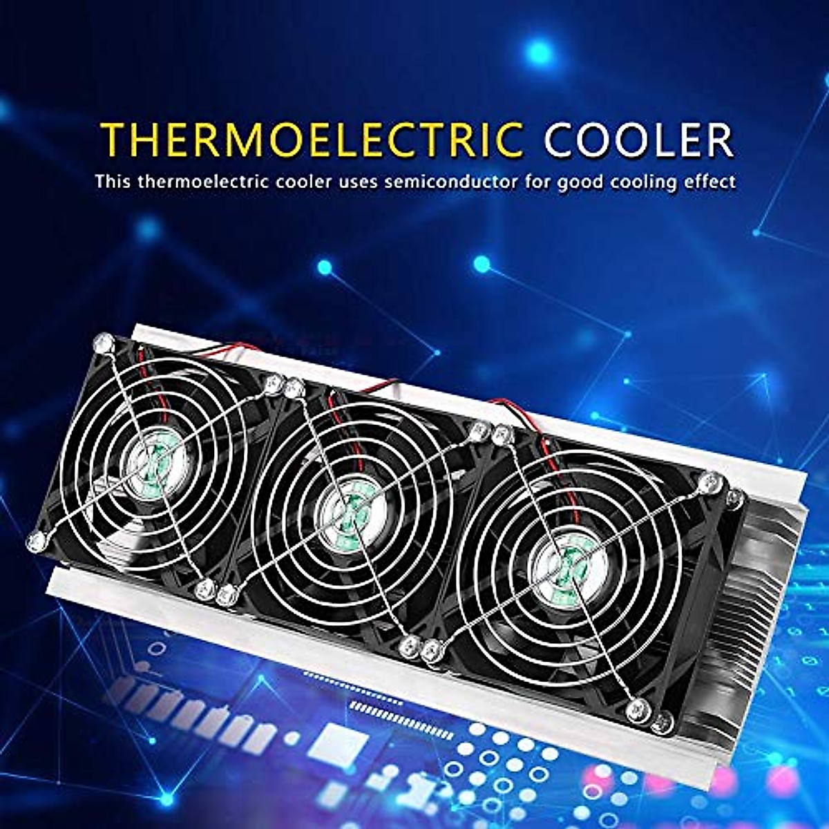 Thermoelectric Cooler, Thermoelectric Cooler, Asixx DIY Thermoelectric Peltier Refrigeration Semiconductor Cooler Air Cooling Device 20A 12V