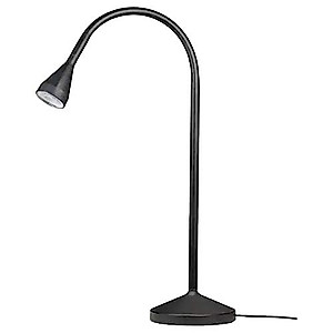 Ikea NÄVLINGE LED Work lamp,Black(Luminous Flux: 220 lm Length: 66 cm (26") Height: 52 cm (20") Base Diameter: 12 cm (5"), Cord Length: 2.0 m (6 ' 7"))