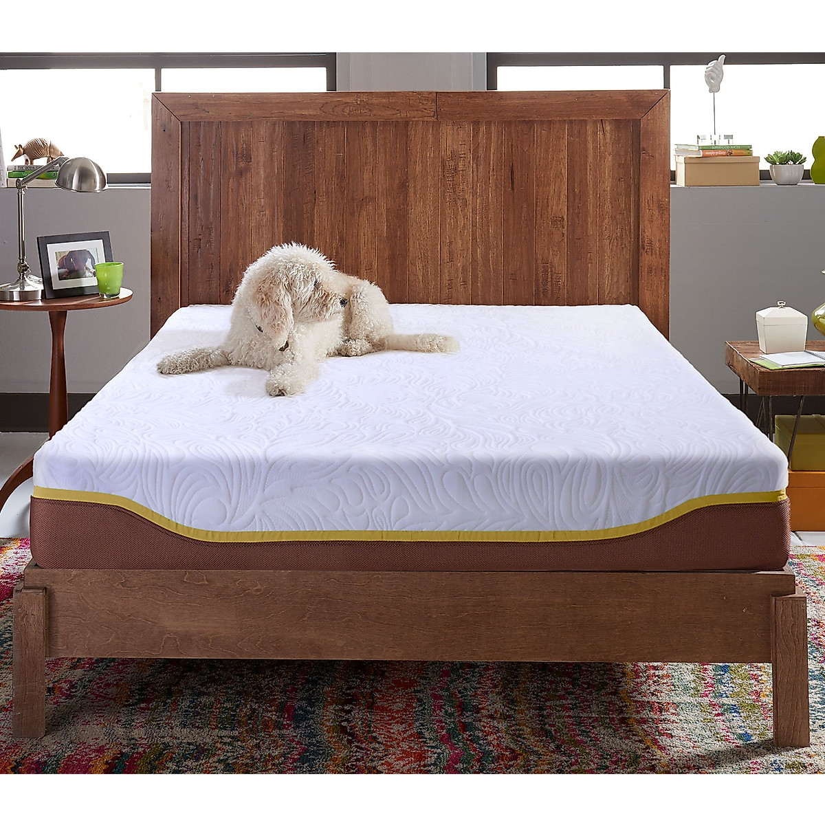 Live and Sleep Elite - Queen Size Memory Foam Mattress in a Box - Cooling Bed in a Box - Firm Support, CertiPUR Certified - Queen Size Bed