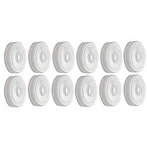 15 12-PACK DRIPPER INSERT ORIFICE REDUCERS FOR HOT SAUCE BOTTLES - 5 & 10 OZ WOOZY BOTTLES (LDPE 24/400)