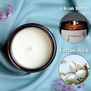 Sympathy Gift, Sympathy Gifts for Loss of Loved One, Thinking of You Gifts for Women, Bereavement Gift Ideas - No Words Just Hugs Candle - Sympathy Cards Sympathy Candle Condolence Gifts Get Well Soon