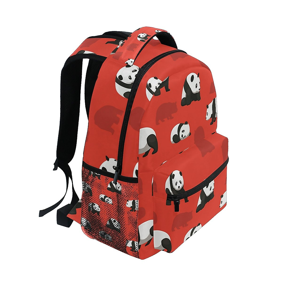 senya Bear Panda Red Fantasy Backpack School Bag Travel Daypack One Size