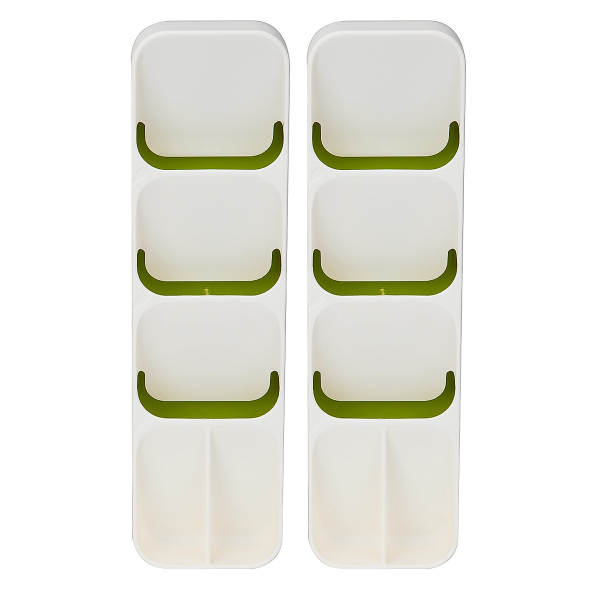 Mind Reader Utensil Storage, Set of 2, White