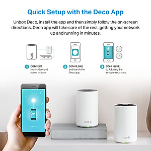 TP-Link Deco AXE5400 Tri-Band WiFi 6E Mesh System(Deco XE75 Pro) - 2.5G WAN/LAN Port, Covers up to 5500 Sq.Ft, Replaces WiFi Router and Extender, AI-Driven Mesh, New 6GHz Band, 2-Pack (Renewed)