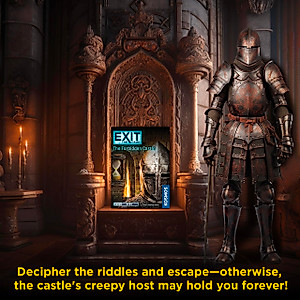 Exit: The Forbidden Castle | Exit: The Game - A Kosmos Game | Family-Friendly, Card-Based at-Home Escape Room Experience for 1 to 4 Players, Ages 12+