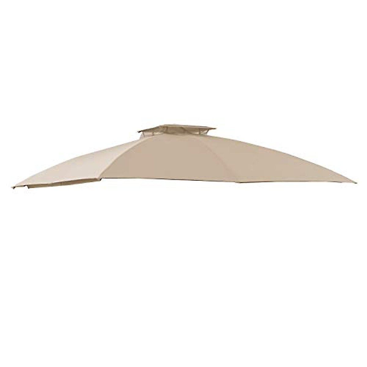 Garden Winds Replacement Canopy Top Cover for Broyhill Eagle Brooke Ashford Asheville Gazebo - Riplock 350 - Beige - Will FIT These Models ONLY: A101007600, A101007603, A101007604