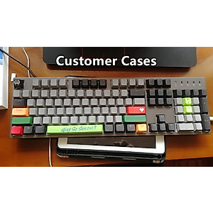 WHY SO SERIOUS 6.25u Spacebar PBT Keycap Dye-Sublimation Switch Cherry Profile for Cherry RGB MX Mechanical Gaming Keyboards