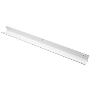 Prime-Line U 10900 16” Clothes Hanger Strip for Laundry Room, White Vinyl, Paintable (2-pack)