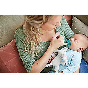 Philips AVENT Soothie Snuggle Pacifier Holder with Detachable Pacifier, 0m+, Elephant, SCF347/03