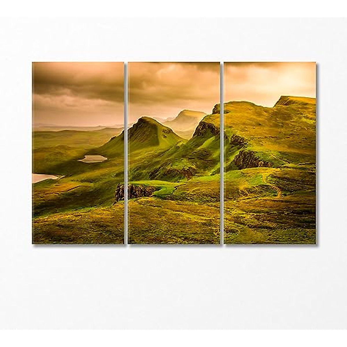 Mount Queering at Sunset UK Canvas Print 5 Panels / 36x24 inches