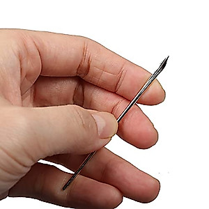 Eketirry Hand Sewing Needle Kit, Heavy Duty Household Hand Needles for for Upholstery, Carpet, Leather, Canvas Repair (5 Pieces)