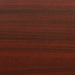 Kee 42" Square Breakroom Table- Mahogany/ Black