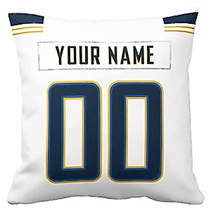 Throw Pillow 2 Packs Custom Any Name and Number for Men Youth Boy Gift