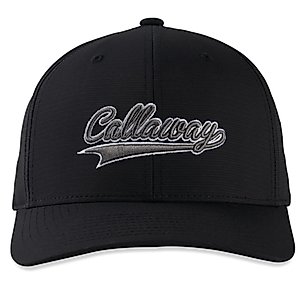 Callaway Golf Tour Cap Tempo Collection Headwear (Black/Charcoal)