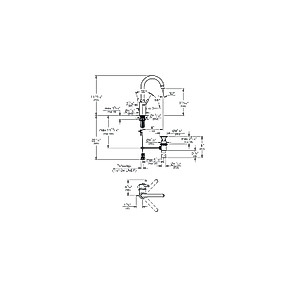 GROHE 32138002 Concetto, Single Hole Single-Handle L-Size Bathroom Faucet 1.2 GPM, Chrome
