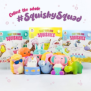 DOODLE HOG Elephant Squishy Painting Kit - Squishy Toys for Kids, Squishies for Kids - Slow Rise Squishy Animals - Ideal Arts and Crafts, Gifts for 8-12, Girls & Boys, Easter Basket Stuffers